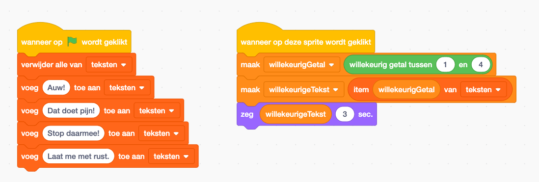 Oplossing met het gebruik van een lijst of array. - Informaticalessen